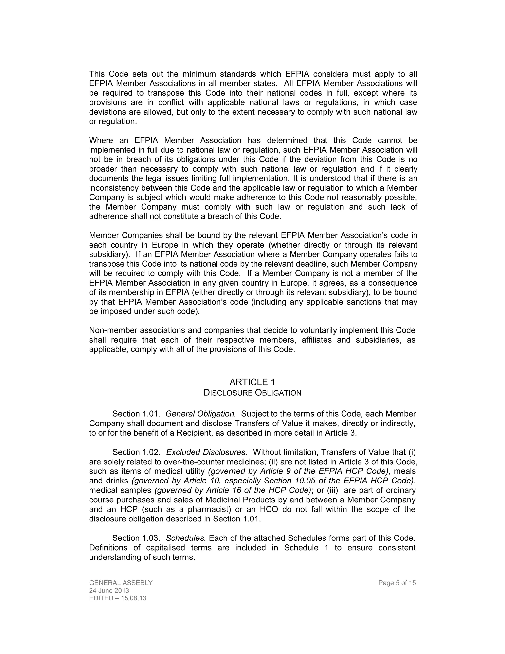 Efpia disclosure-code---august-2013-edited-final | PDF