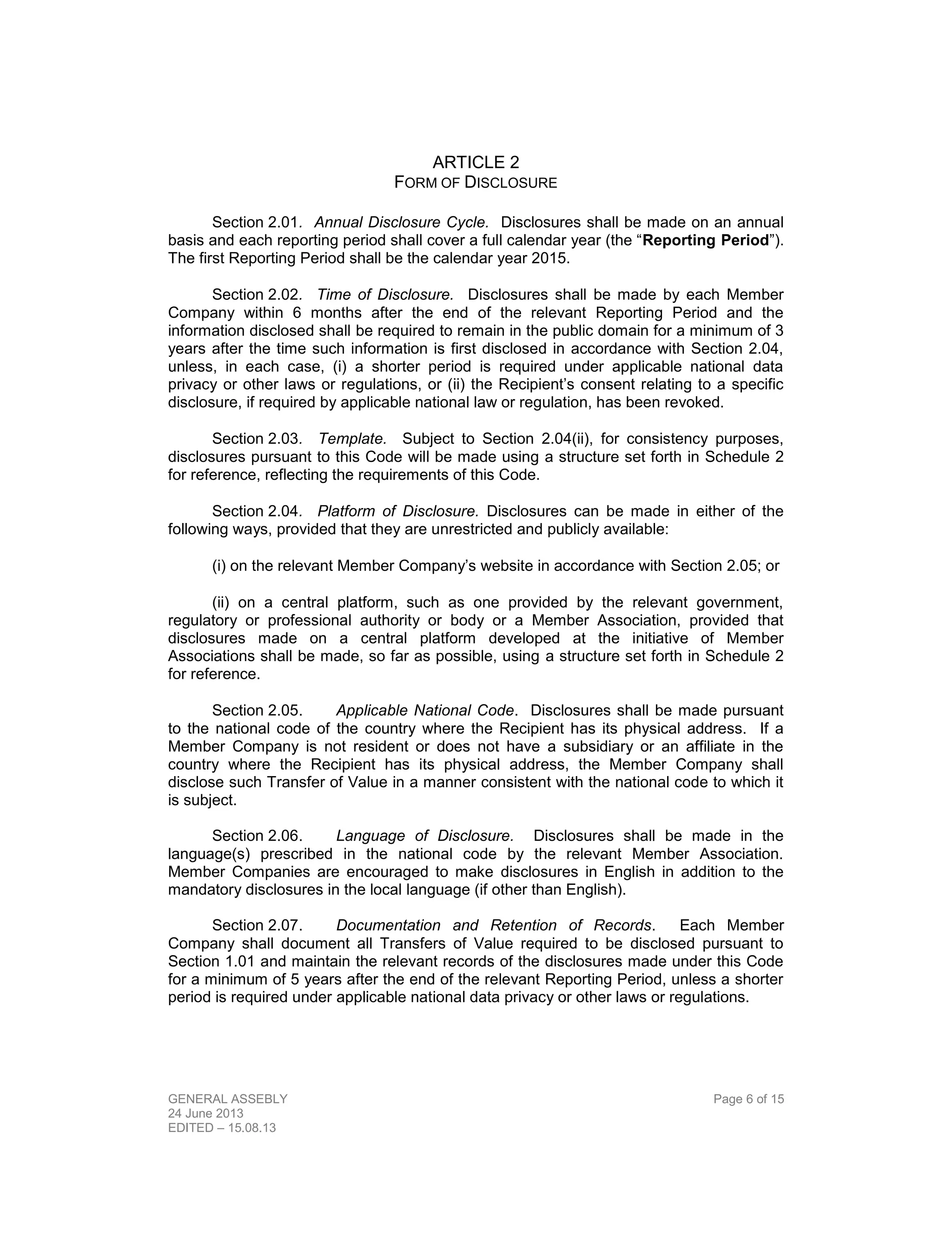 Efpia disclosure-code---august-2013-edited-final | PDF