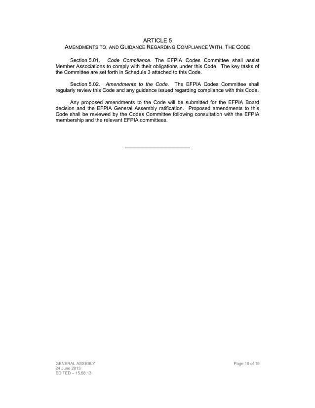 Efpia disclosure-code---august-2013-edited-final | PDF