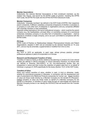 Efpia disclosure-code---august-2013-edited-final | PDF