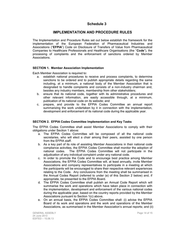 Efpia disclosure-code---august-2013-edited-final | PDF