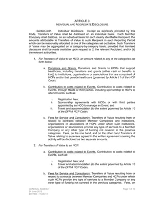 Efpia disclosure-code---august-2013-edited-final | PDF