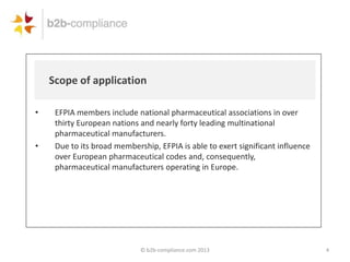 EFPIA Pharma Transparency Code - EFPIA Disclosure Code | PPT