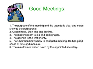 Meetings | PPT