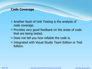 Ef Poco And Unit Testing | PPT
