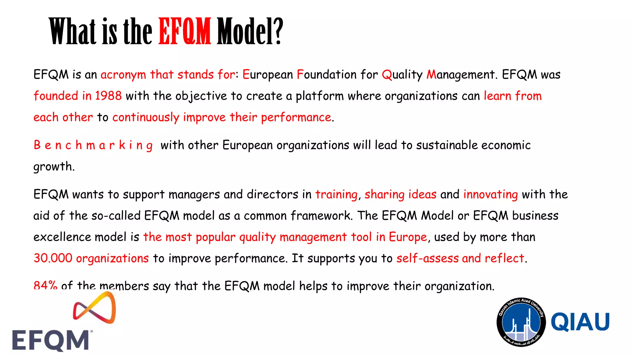 EFQM | PDF