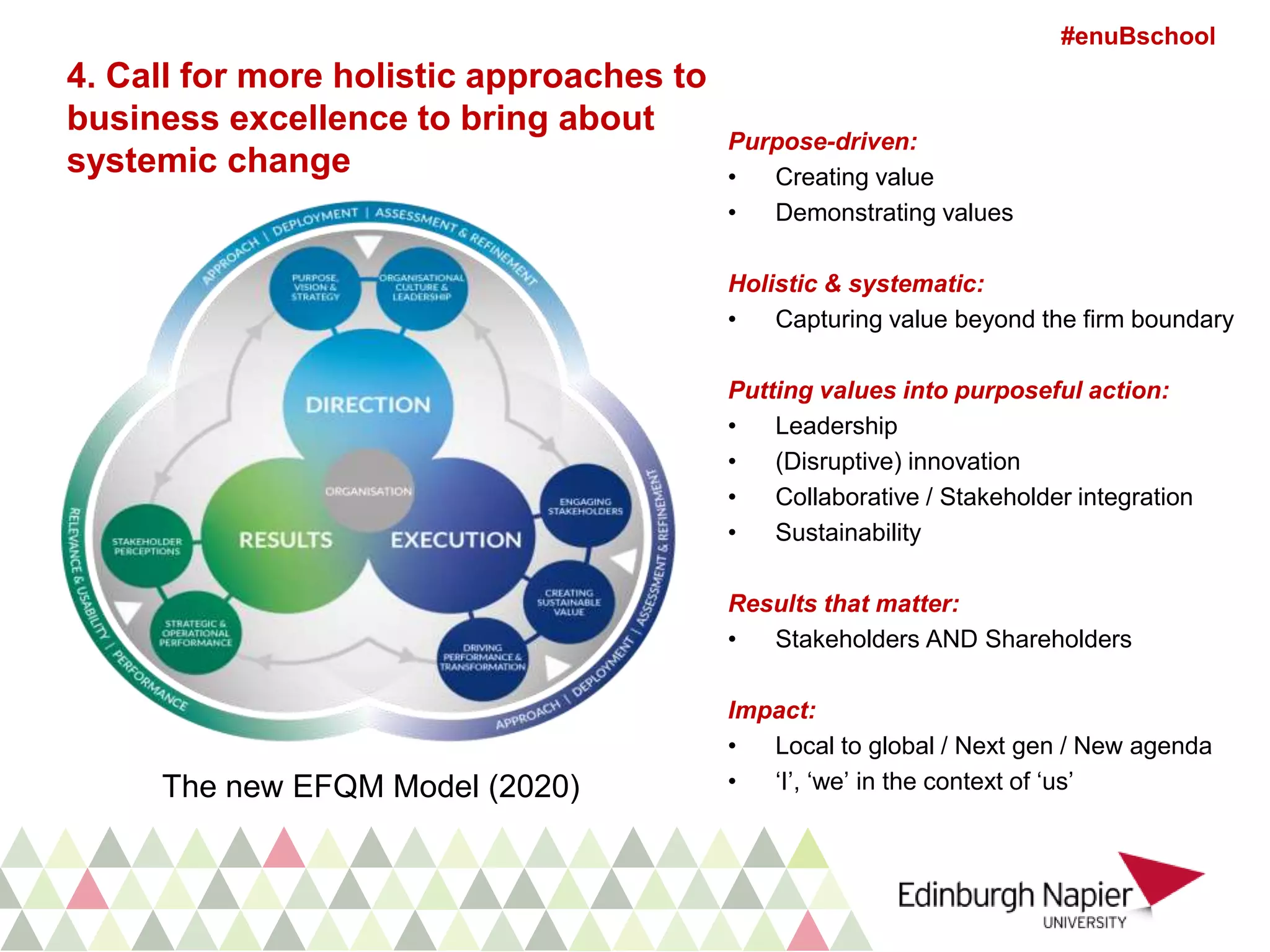 A perspective on megatrends and the relevance of the new EFQM Model | PPTX