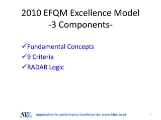 2010 EFQM Excellence Model | PDF