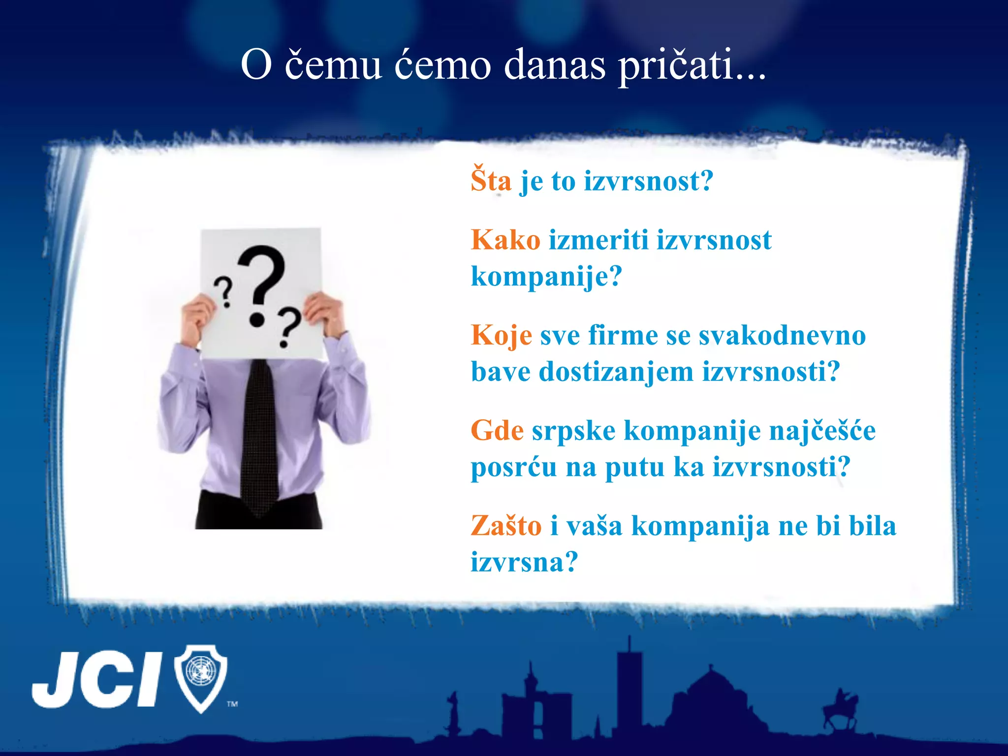 EFQM Excellence Model i njegova primena pri proceni poslovanja srpskih ...