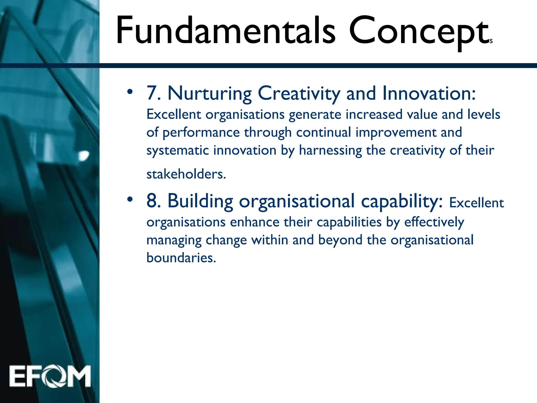 Efqm excellence model | PPT