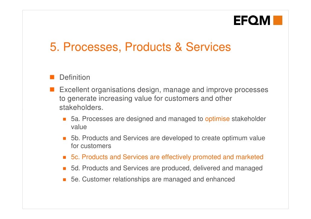 Efqm Model Presentation