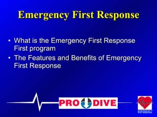 Emergency First response Presentation | PPT