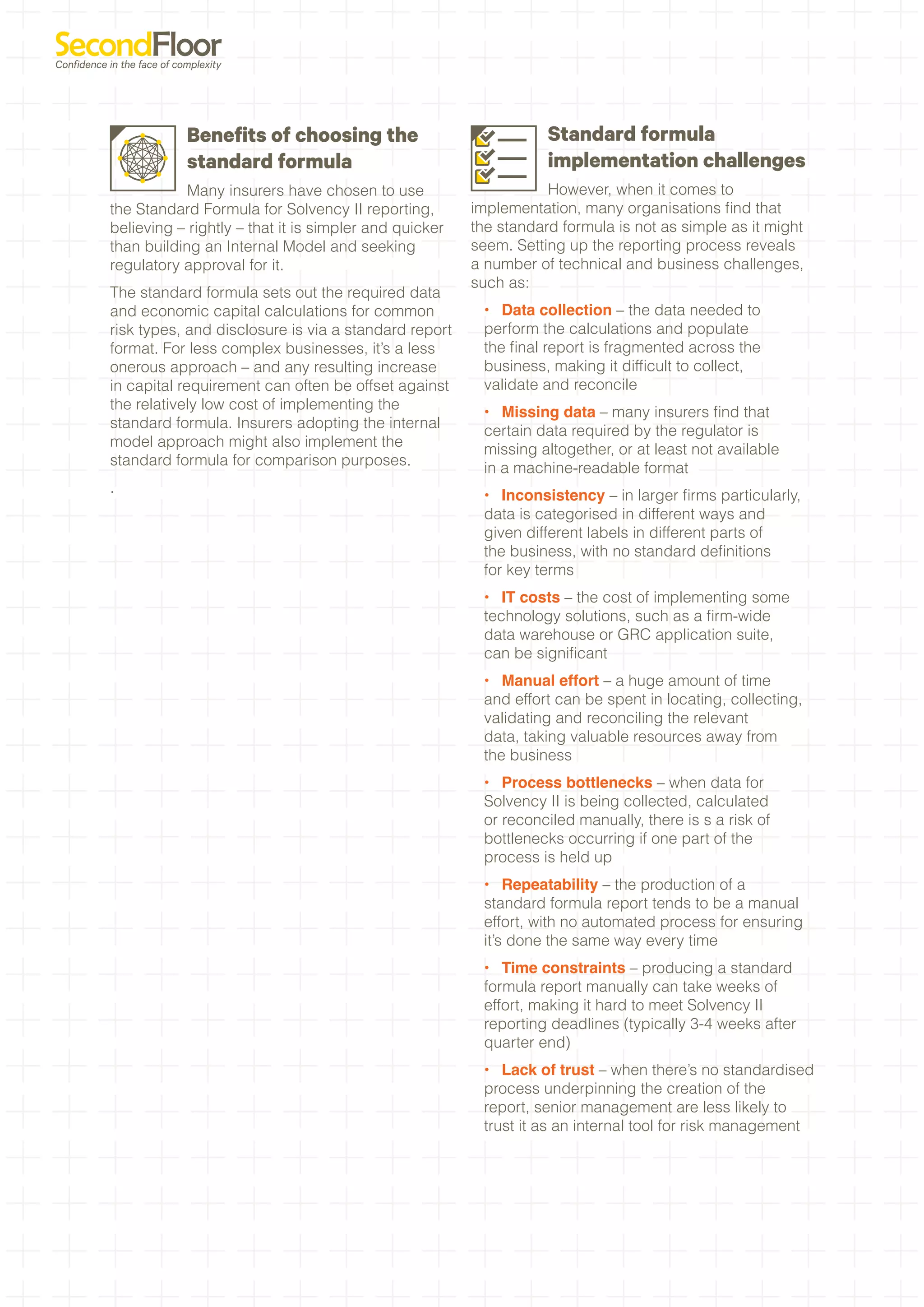 eFrame® for Insurance Solvency II Standard Formula | PDF