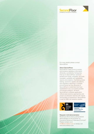eFrame® for Insurance Solvency II Standard Formula | PDF