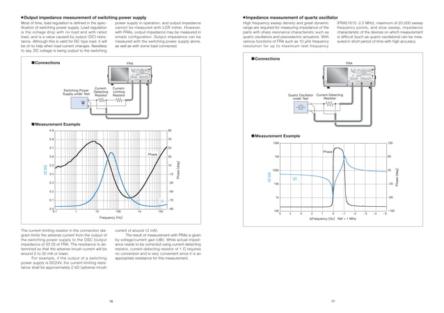 NF Frequency Response Analyzer FRA tecknical guide | PDF