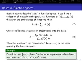 A brief introduction to Hartree-Fock and TDDFT | PDF