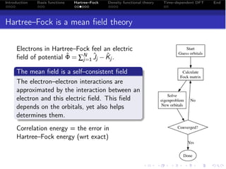 A brief introduction to Hartree-Fock and TDDFT | PDF