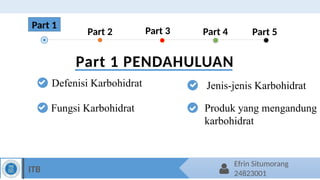 EFRIN PPT karbo 1 yang diupload ke inter | PPT