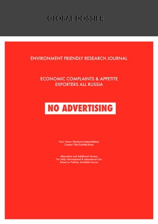 Research Journal |dossier| | PDF | Manufacturing Industry | Industries