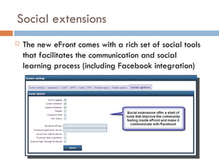 eFront 3.6 - what's new | PPT