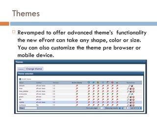 eFront 3.6 - what's new | PPT