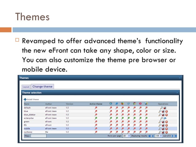 eFront 3.6 - what's new | PPT