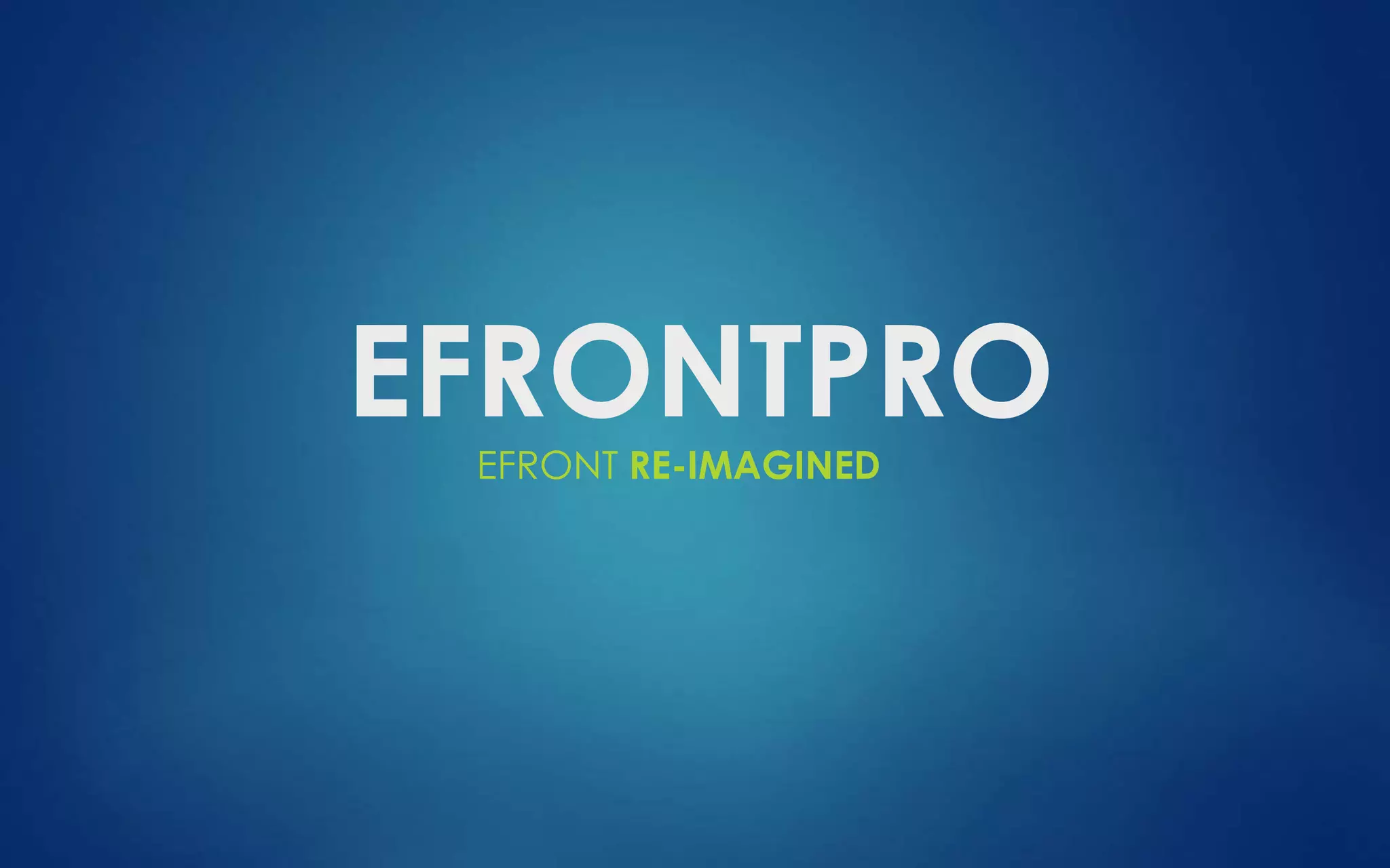 eFront-Pro Overview | PPTX | Internet | Computing