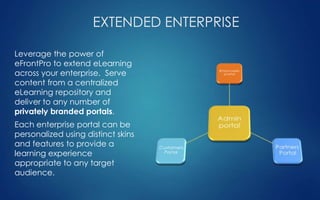 eFront-Pro Overview | PPTX | Internet | Computing