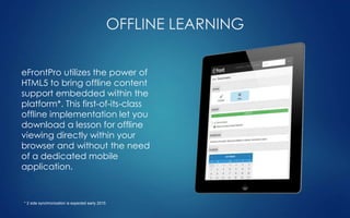 eFront-Pro Overview | PPTX | Internet | Computing