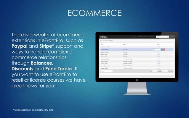 eFront-Pro Overview | PPT