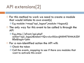 eFront V3.7 Extensions Architecture | PPT
