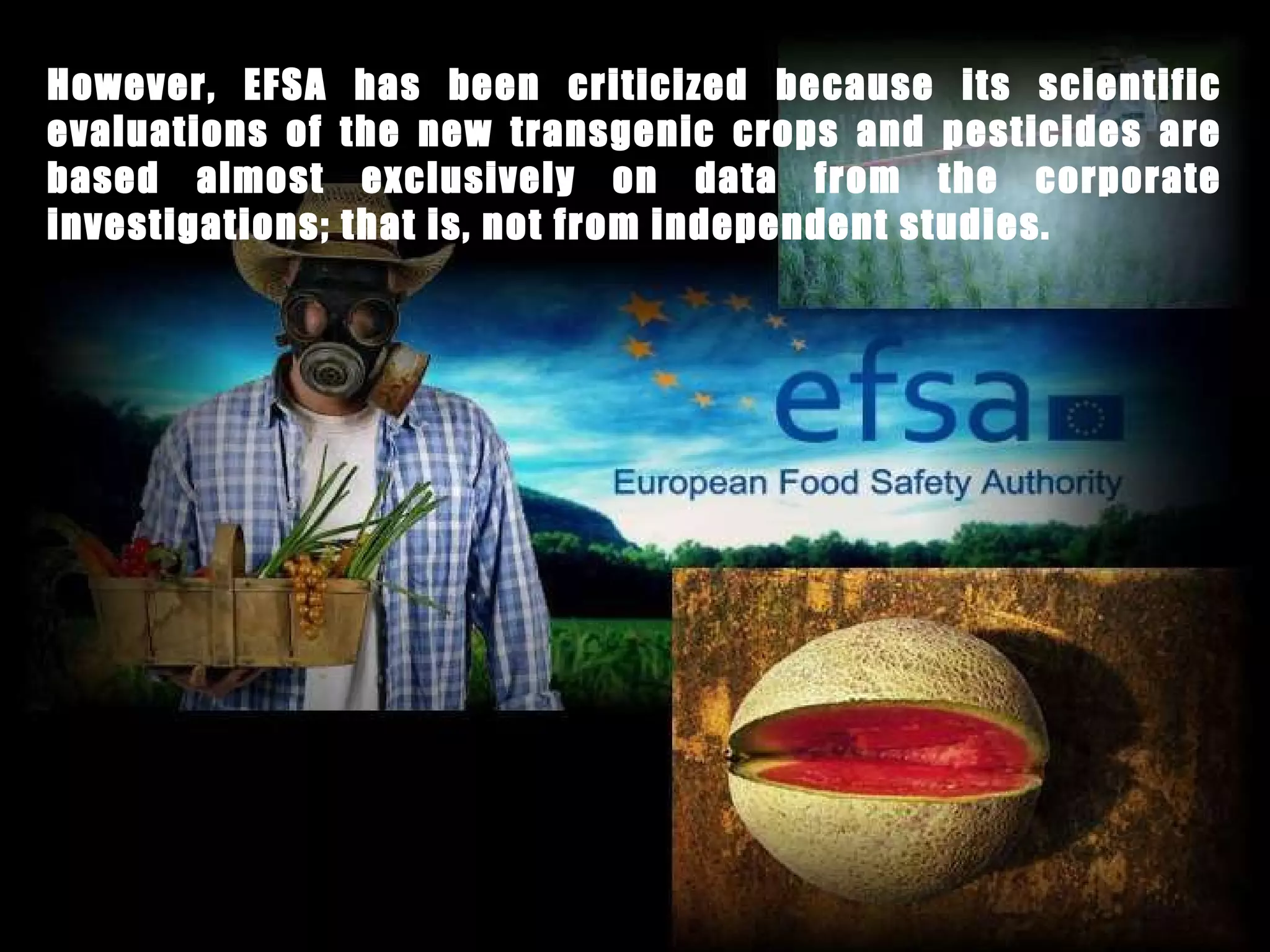 EFSA: EUROPEAN FOOD SAFETY AUTHORITY | PPS