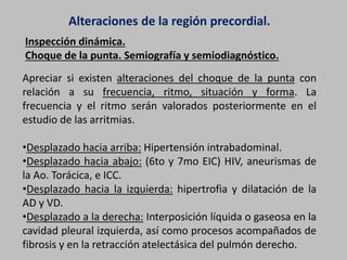 Examen físico del sistema cardiovascular | PPTX