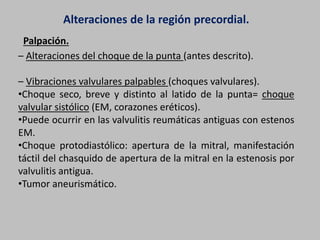 Examen físico del sistema cardiovascular | PPTX