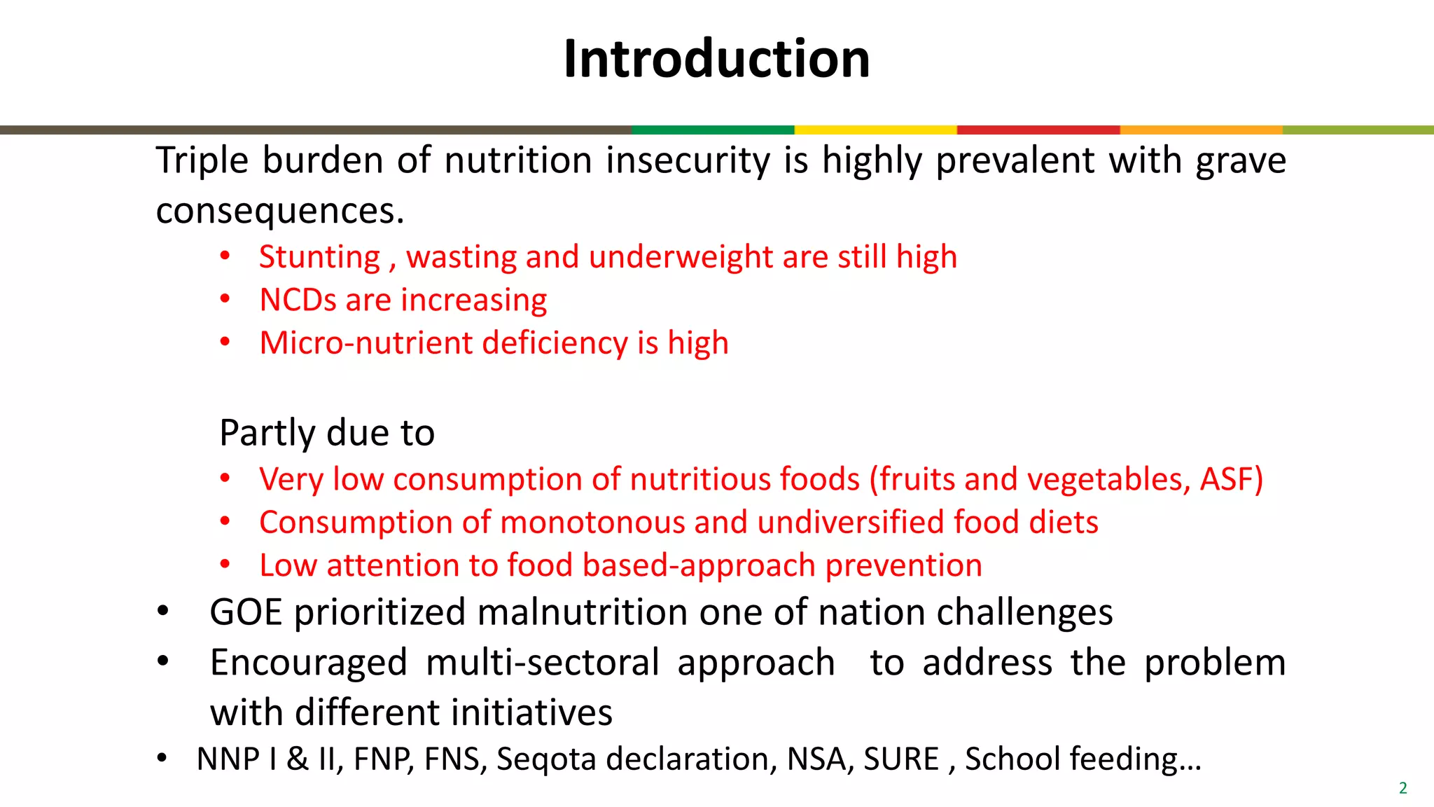Food system: The case of Ethiopian food systems transformation (EFS ...