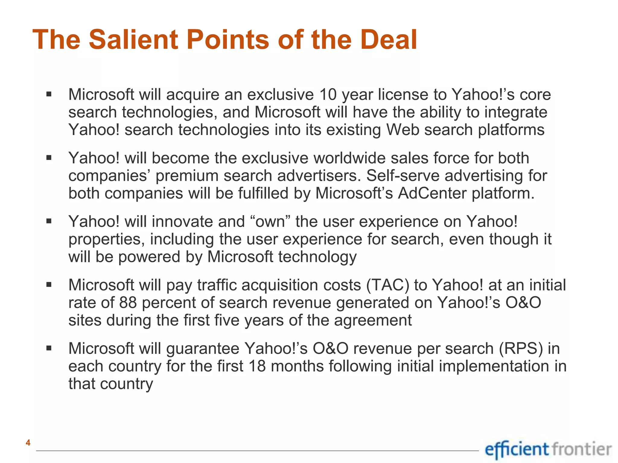 Microsoft + Yahoo: What’s It All Mean? | PPTX | Business | Business and Finance