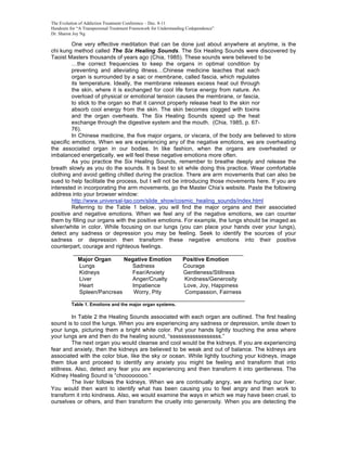 EFT, EMDR and the Six Healing Sound | PDF