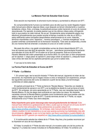 Eft+manual+en+espanol | PDF