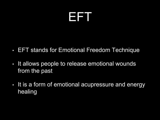 Jonah Robins | EFT’s Basic Recipe | PPT