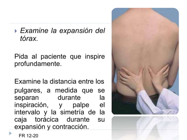 Exploración Física de Tórax