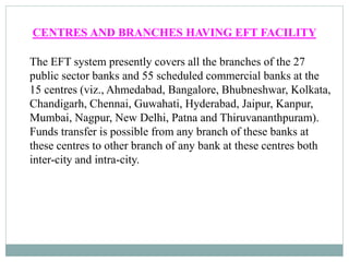 EFT SYSTEM -BBA | PPT