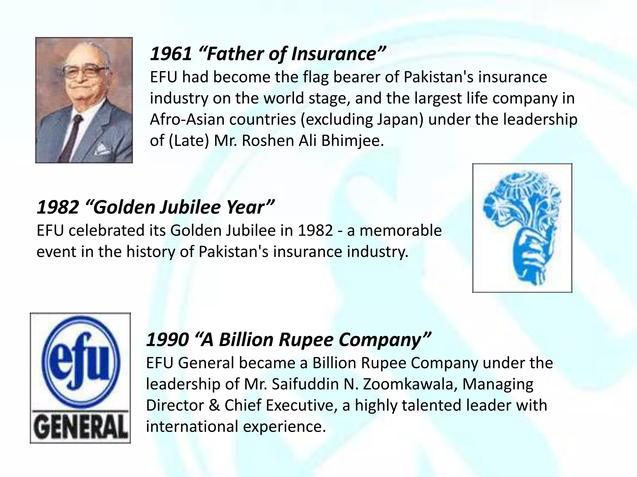 Efu general insurance Ltd. Pakistan | PPTX