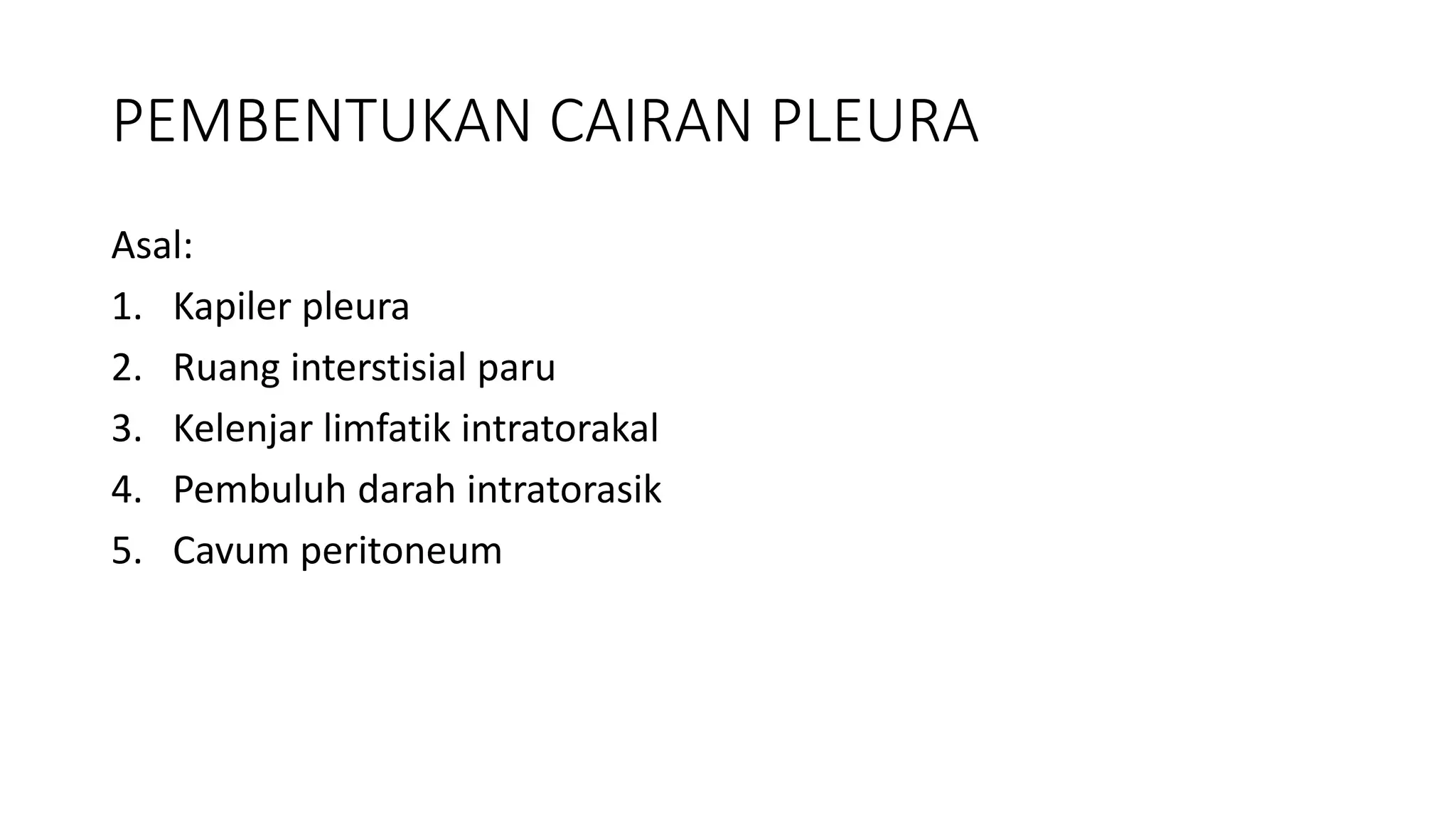 efusi pleura dan atelektasis pada penyakit paru | PPTX