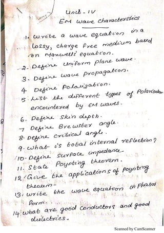 Efw 2 mark questions five units | PDF