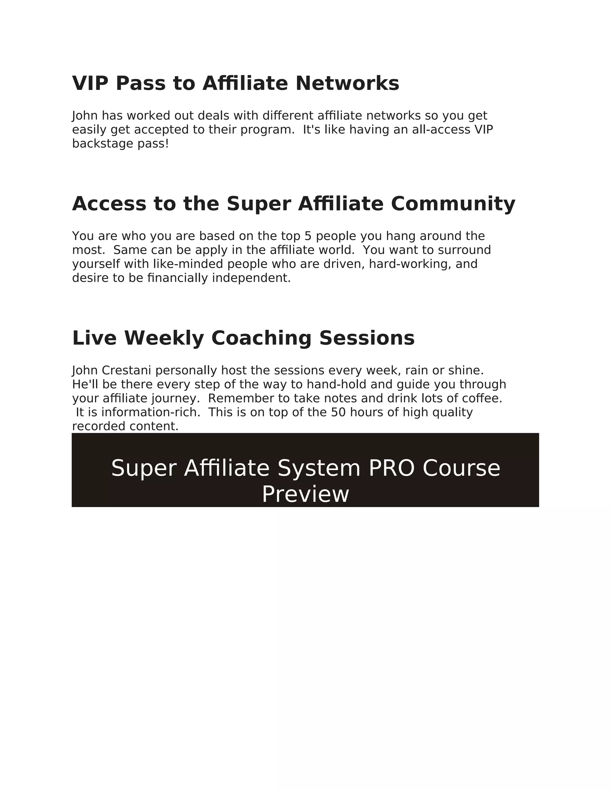 Super affiliate system | PDF