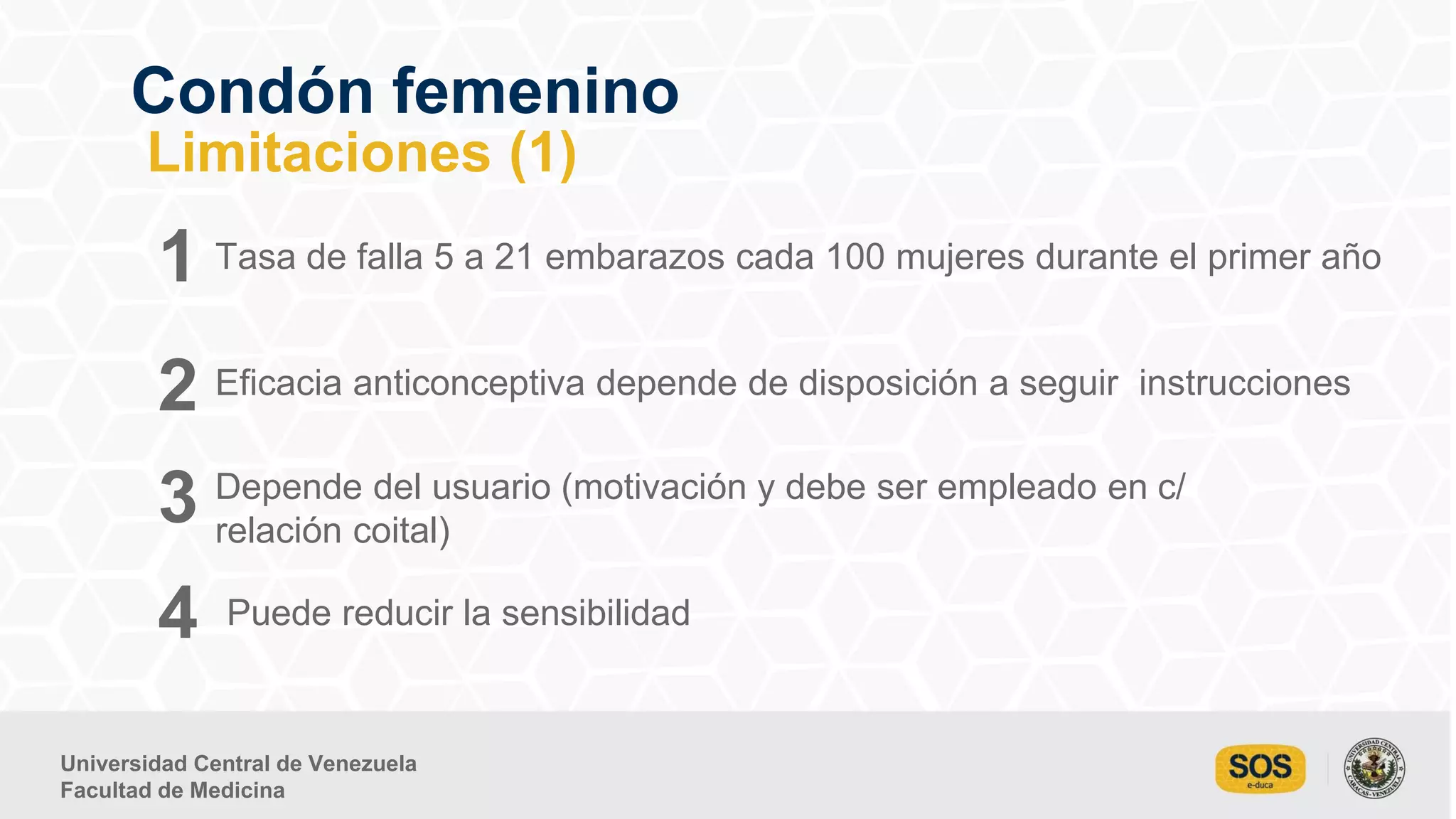 Métodos Anticonceptivos: aspectos generales, métodos naturales y de ...