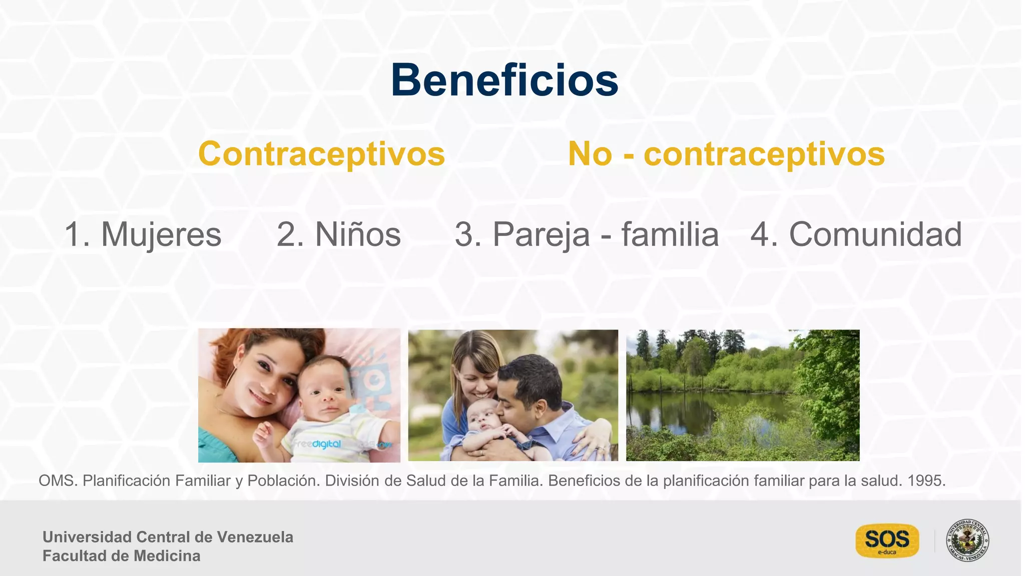 Métodos Anticonceptivos: aspectos generales, métodos naturales y de ...