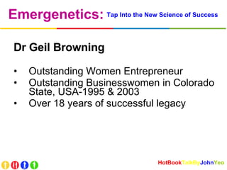 EMERGENETICS Book Talk | PPT