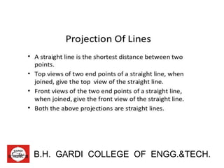 Projection of line | PPT