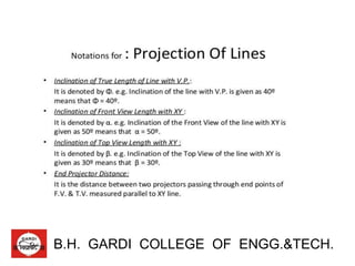 Projection of line | PPT